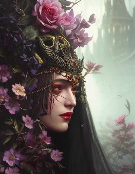 Undead Geisha - AI Generated Artwork - NightCafe Creator