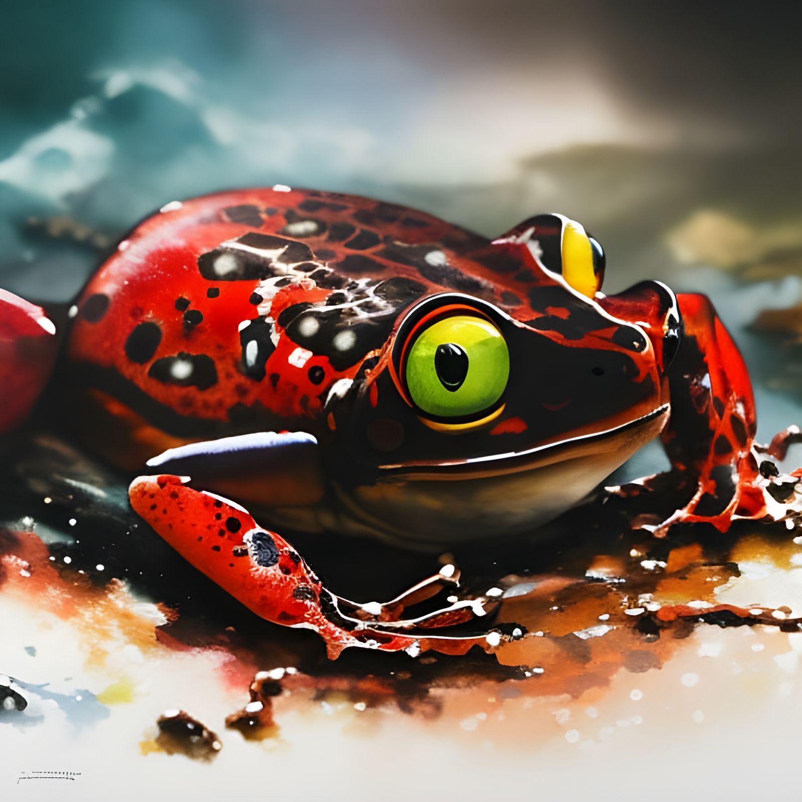 REDFROG - AI Generated Artwork - NightCafe Creator