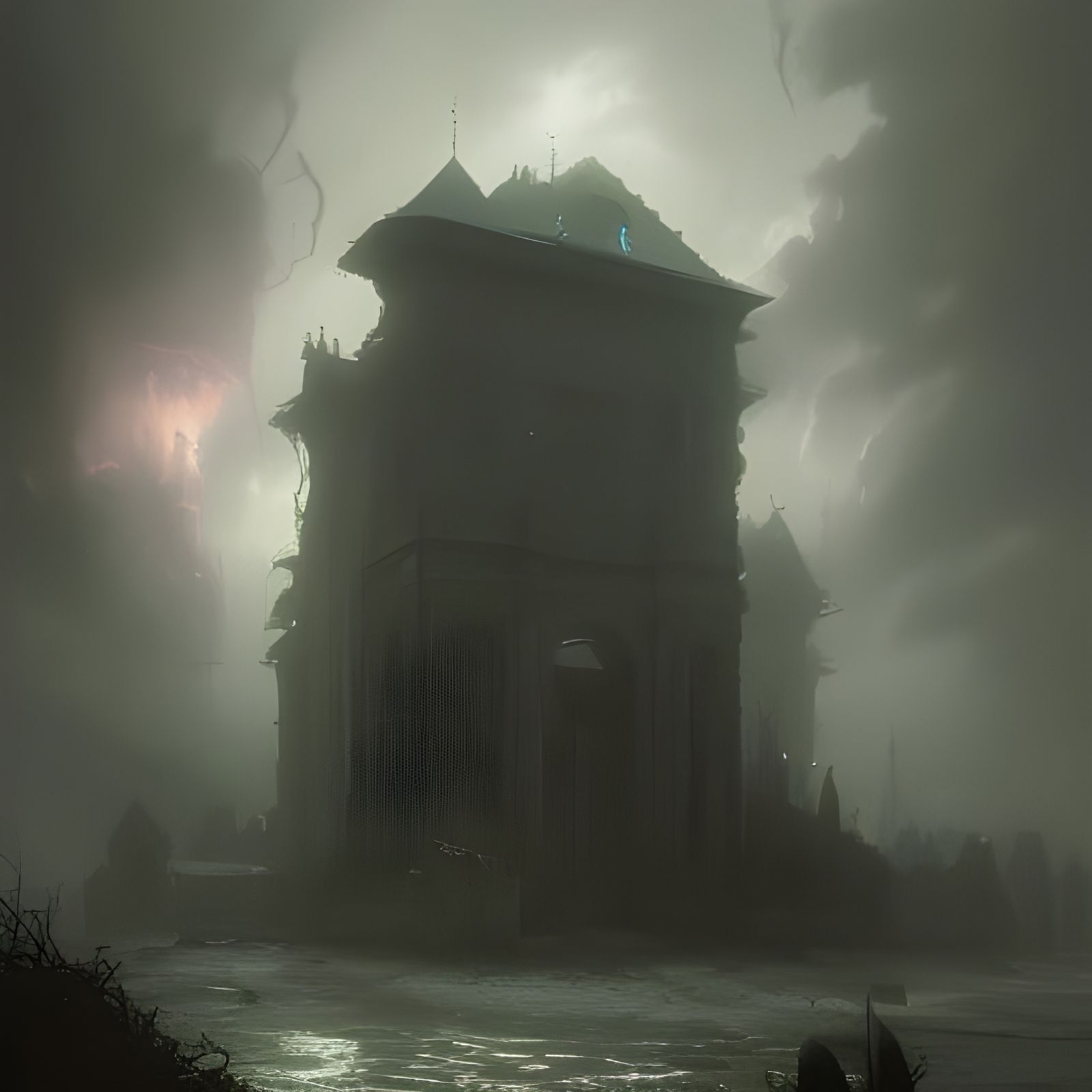 Underworld Mansions - AI Generated Artwork - NightCafe Creator