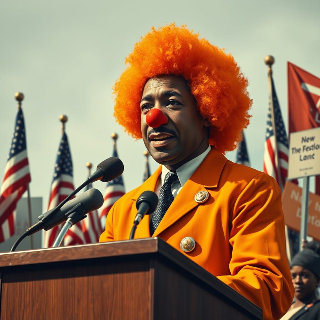 Dr. Martin Luther King the 3rd is a Clown.