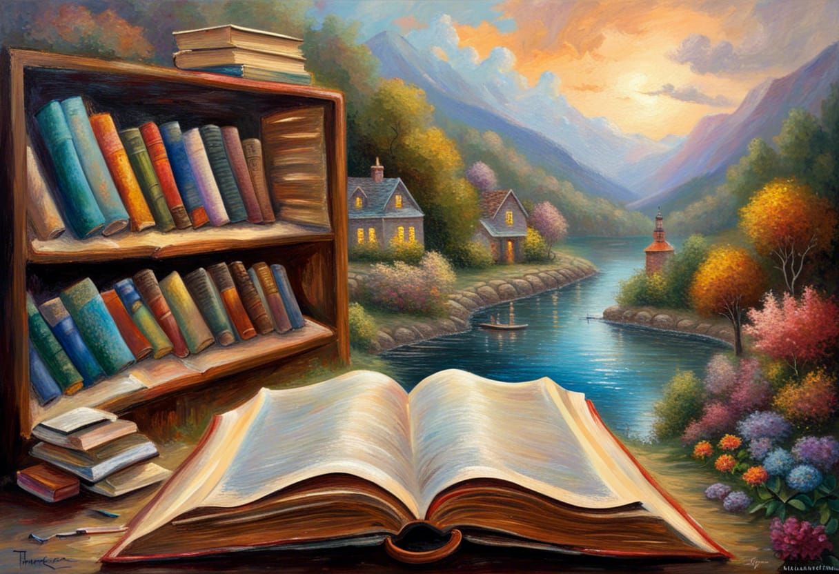 Life is an open book, let your imagination run wild - AI Generated ...