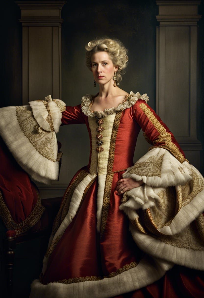 Elisabeth Farnese as the King of Spain in the year 1720 - AI Generated ...