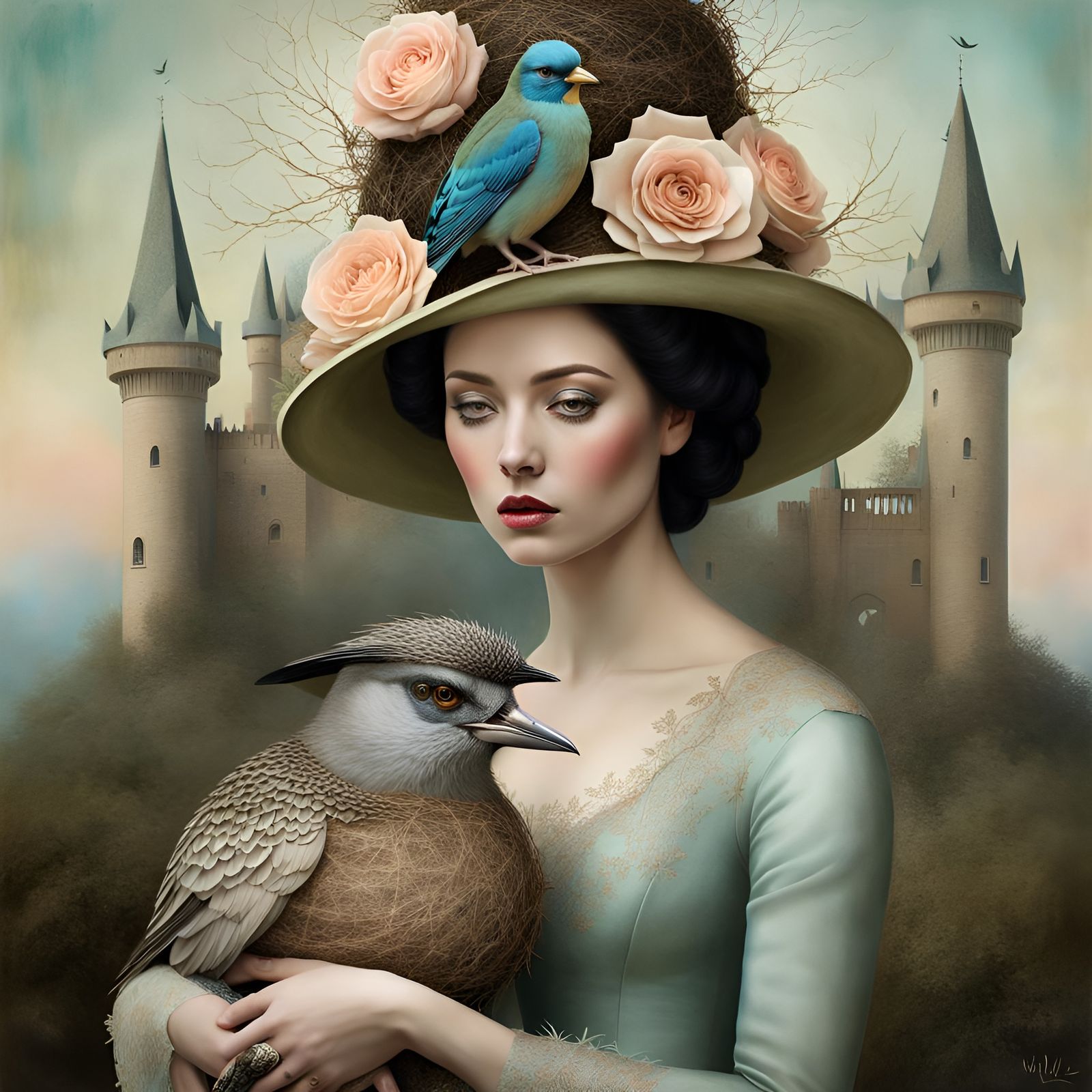 Falcon Tamer - AI Generated Artwork - NightCafe Creator