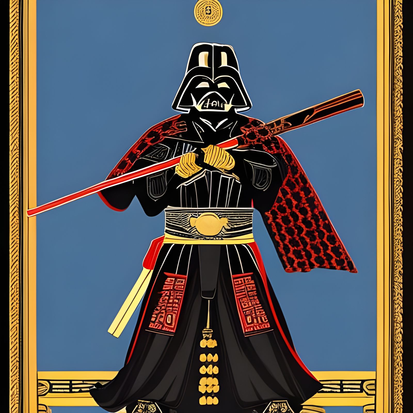 Samurai Vader #3 - AI Generated Artwork - NightCafe Creator