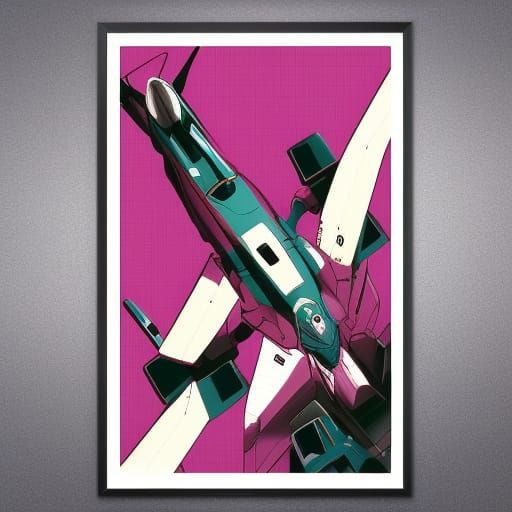 Macross Poster - AI Generated Artwork - NightCafe Creator
