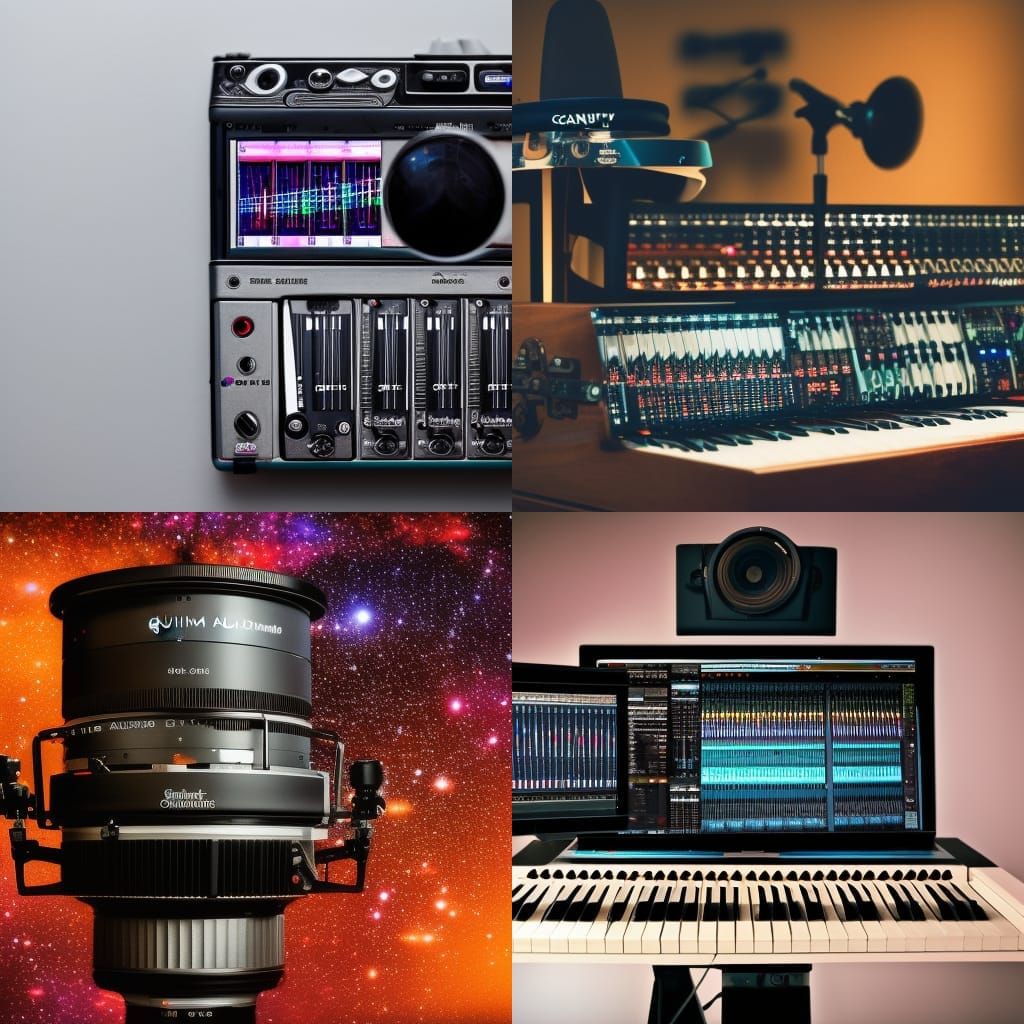 quantum galactic music studio of artist sounds combinations : r/nightcafe