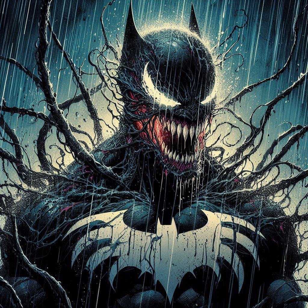 Batman & venom - AI Generated Artwork - NightCafe Creator