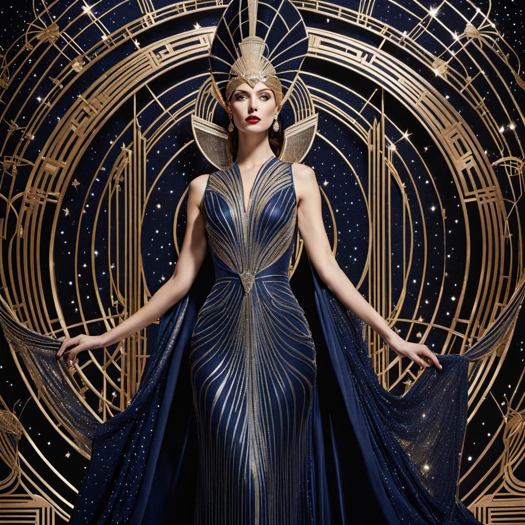 The Deco Dreamweaver - AI Generated Artwork - NightCafe Creator