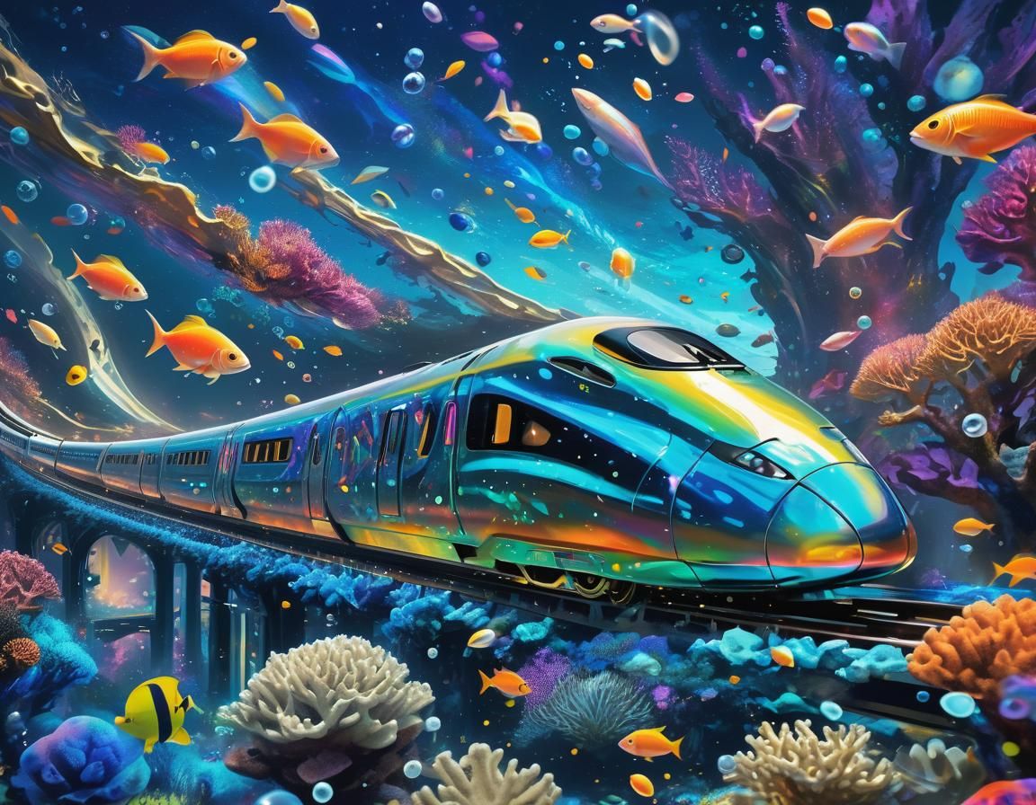 Underwater ride - Galactic Bullet Train in Underwater Dreams...