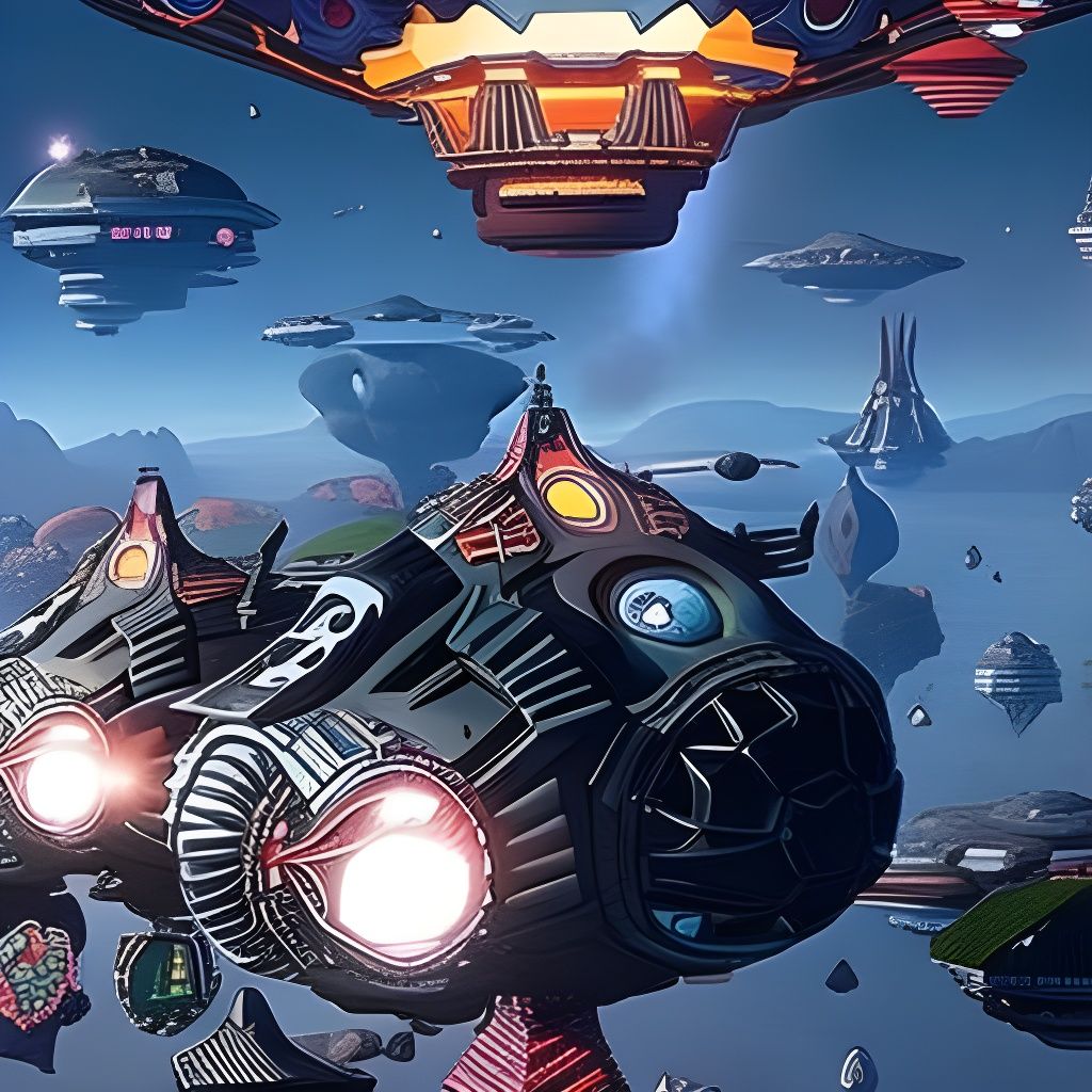 Solarpunk Asteroid City - AI Generated Artwork - NightCafe Creator