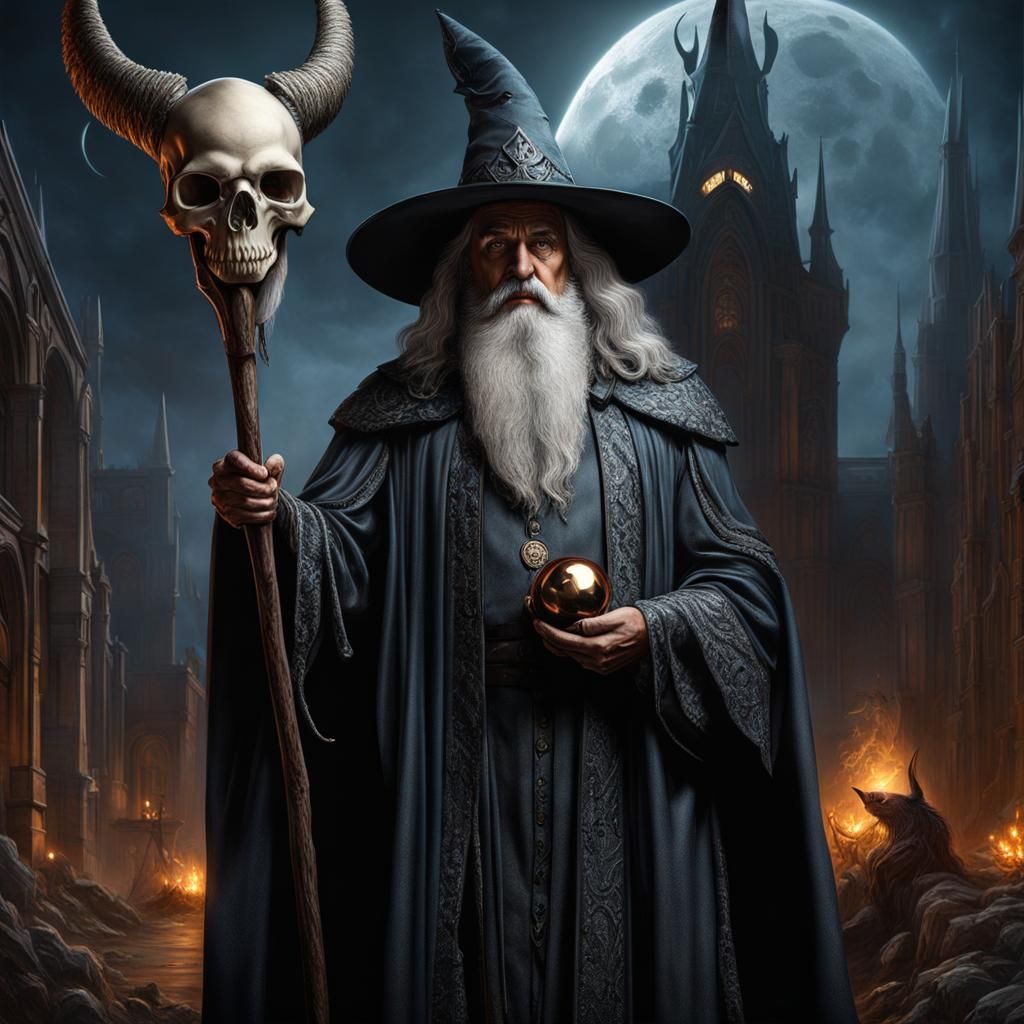 Evil Wizard 1 - AI Generated Artwork - NightCafe Creator