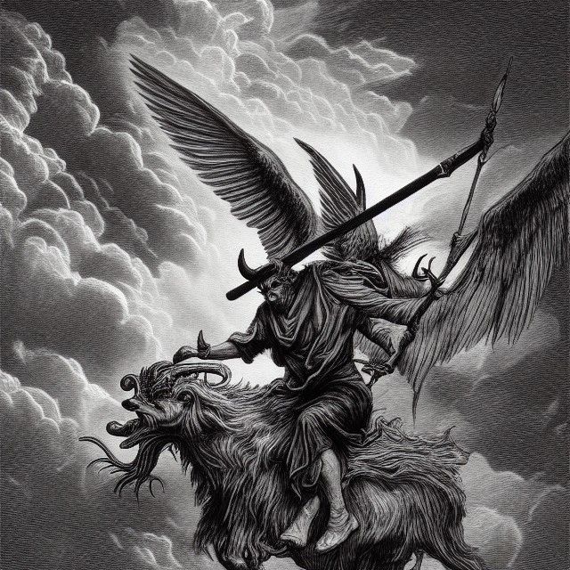 Winged Demon - AI Generated Artwork - NightCafe Creator