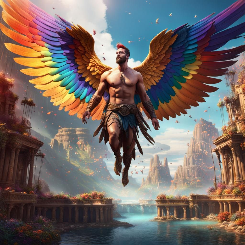 Icarus - AI Generated Artwork - NightCafe Creator