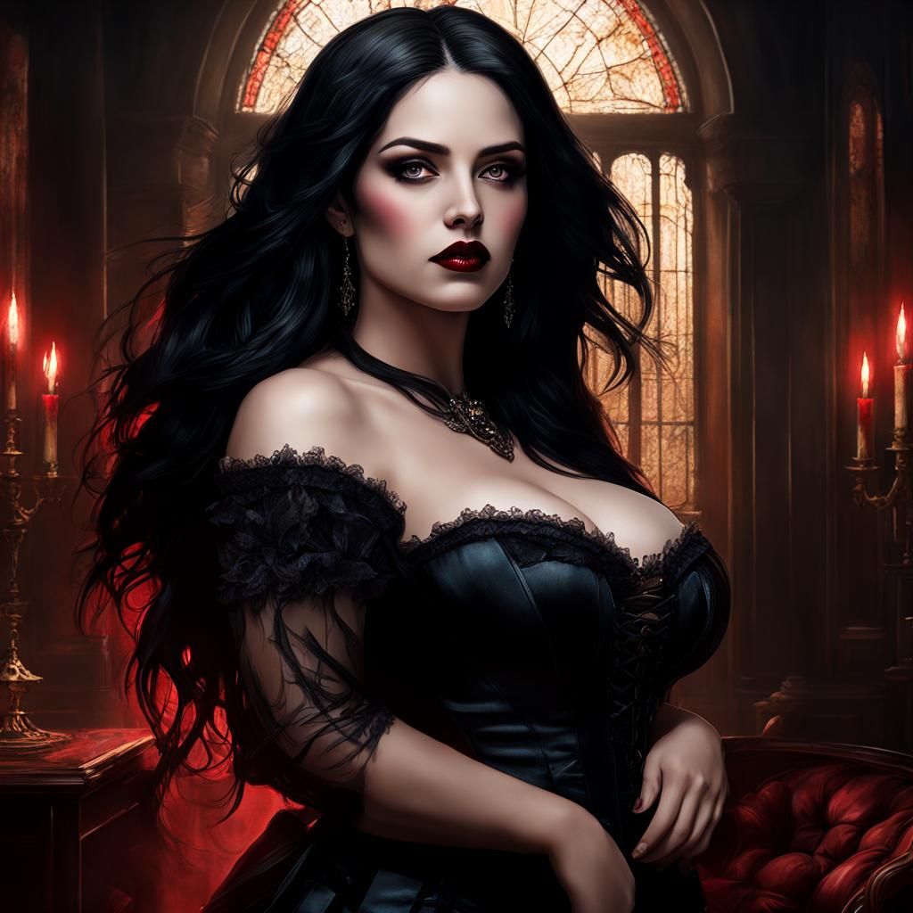 Fables Of Gothic Nights - Julessa - AI Generated Artwork - NightCafe Creator