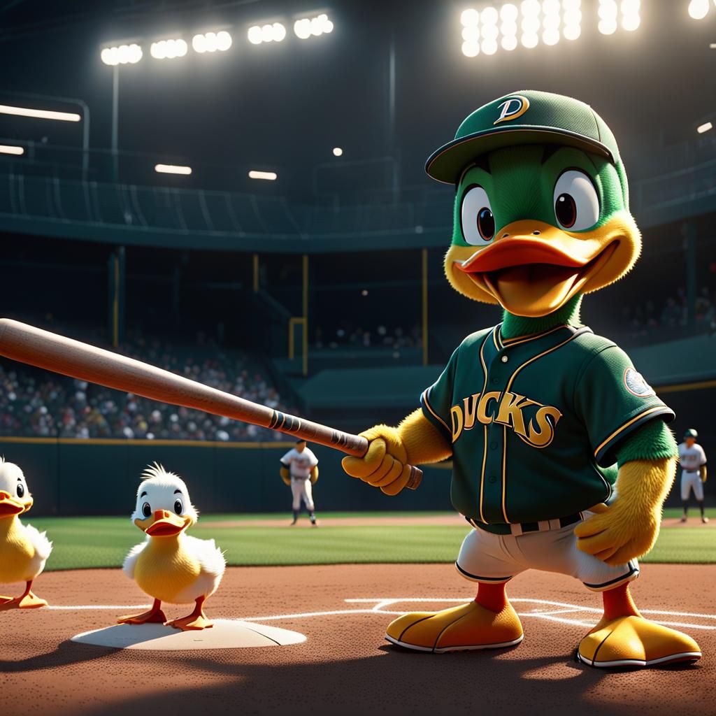 Ducks Baseball - AI Generated Artwork - NightCafe Creator
