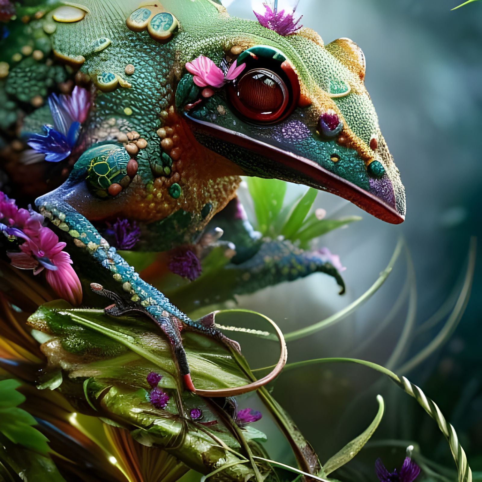Hmmmm, Frog-bird.... - AI Generated Artwork - NightCafe Creator