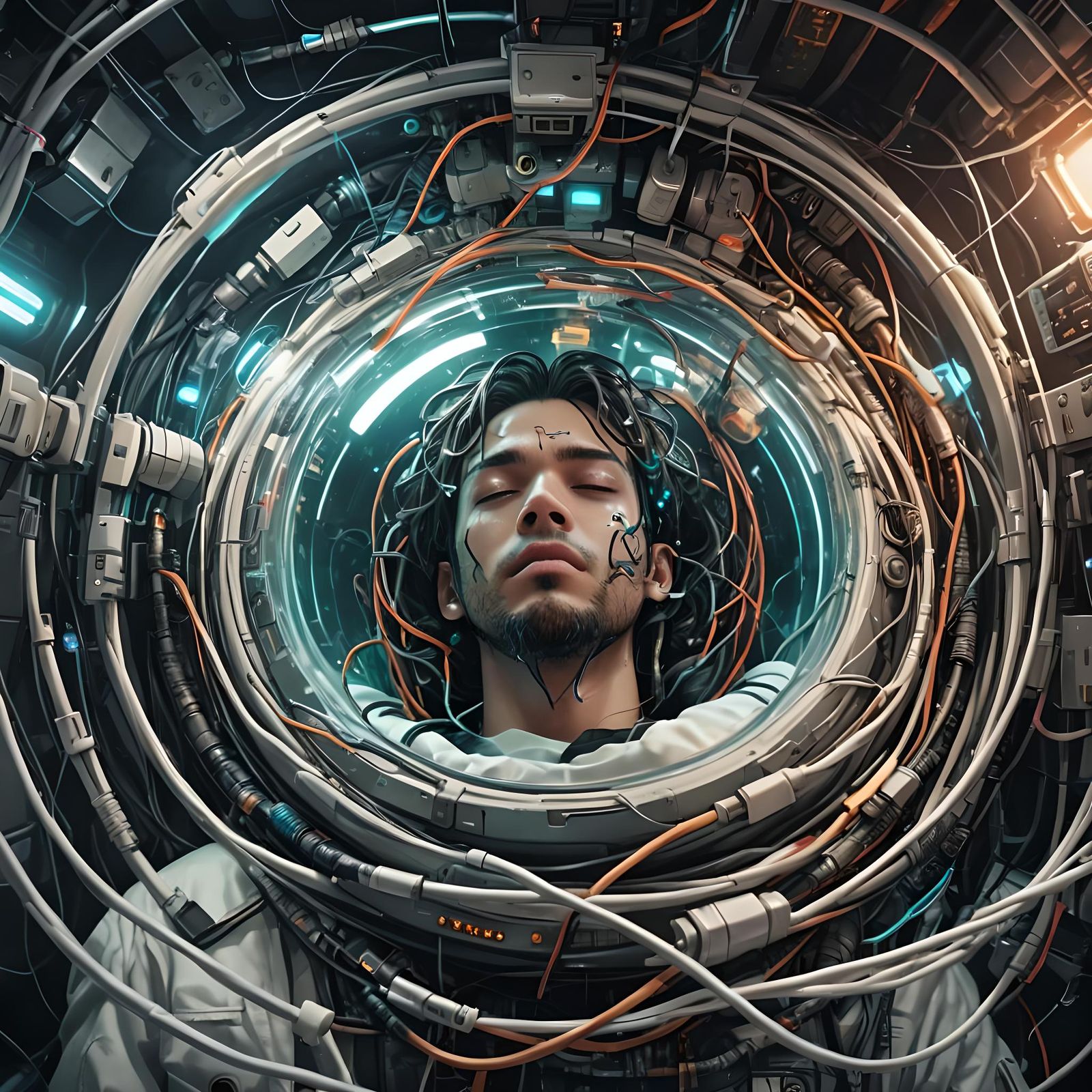 Total Neural Reprogramming II - AI Generated Artwork - NightCafe Creator