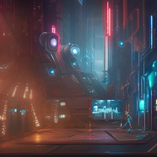 Cyberpunk, steampunk, robot, cyborgs - AI Generated Artwork - NightCafe ...