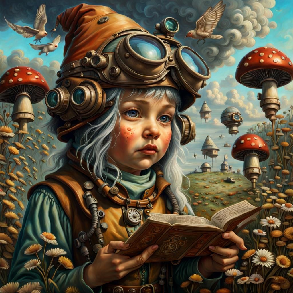 Gnome Inventor - AI Generated Artwork - NightCafe Creator