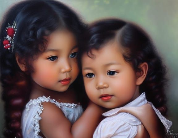 Affectionate hugs - AI Generated Artwork - NightCafe Creator