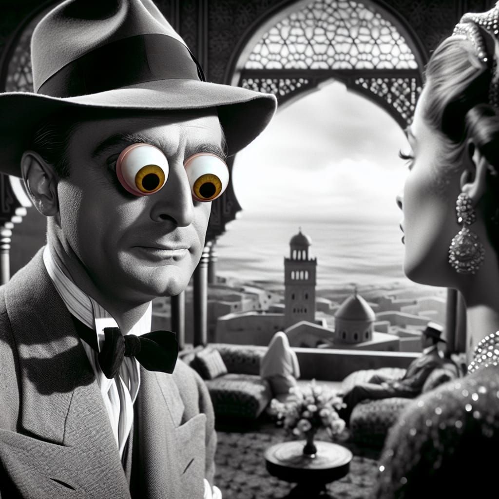 “Here’s looking at you, kid” - AI Generated Artwork - NightCafe Creator