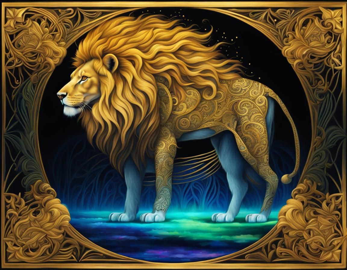 Leo the Untamed Lion - AI Generated Artwork - NightCafe Creator