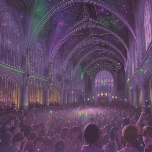 a vivid description of the legendary Hogwarts Rave in 1996, where ...