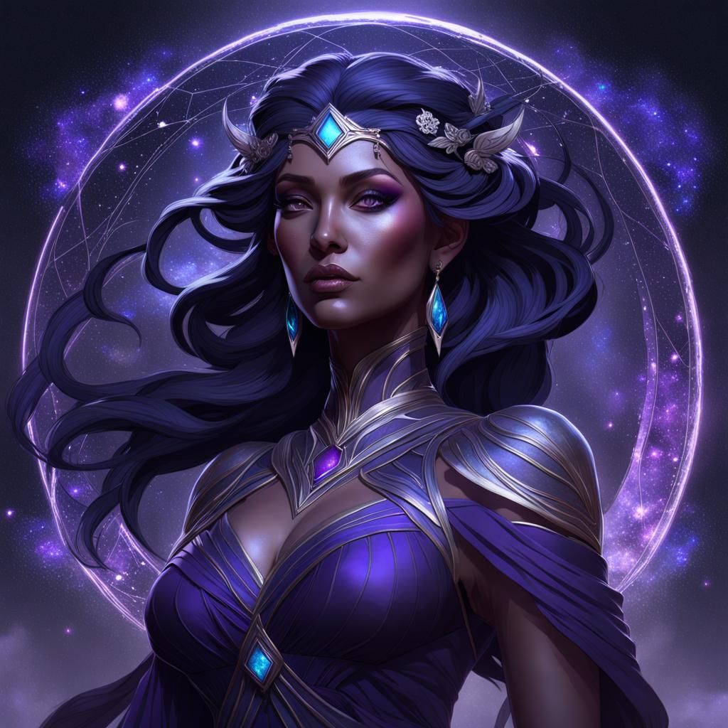 Nyx, The goddess of the night - AI Generated Artwork - NightCafe Creator
