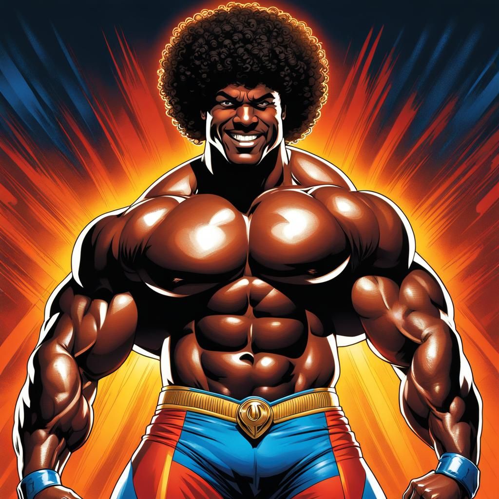 Macho man v1 - AI Generated Artwork - NightCafe Creator