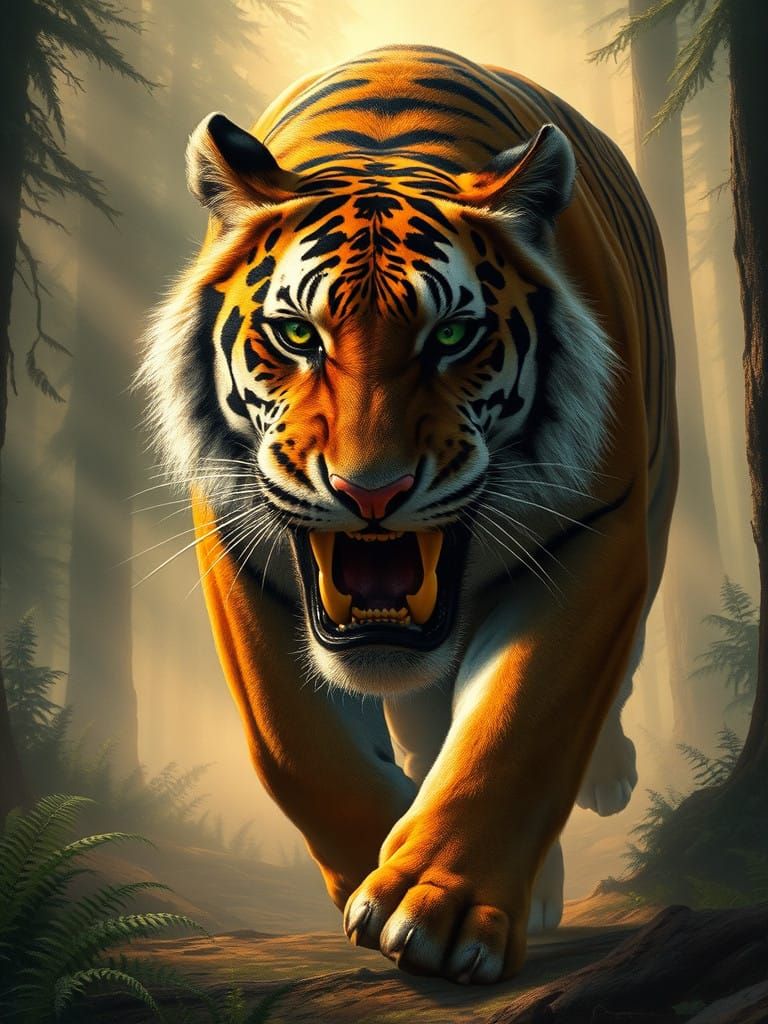 Prehistoric tiger - Prehistoric tiger