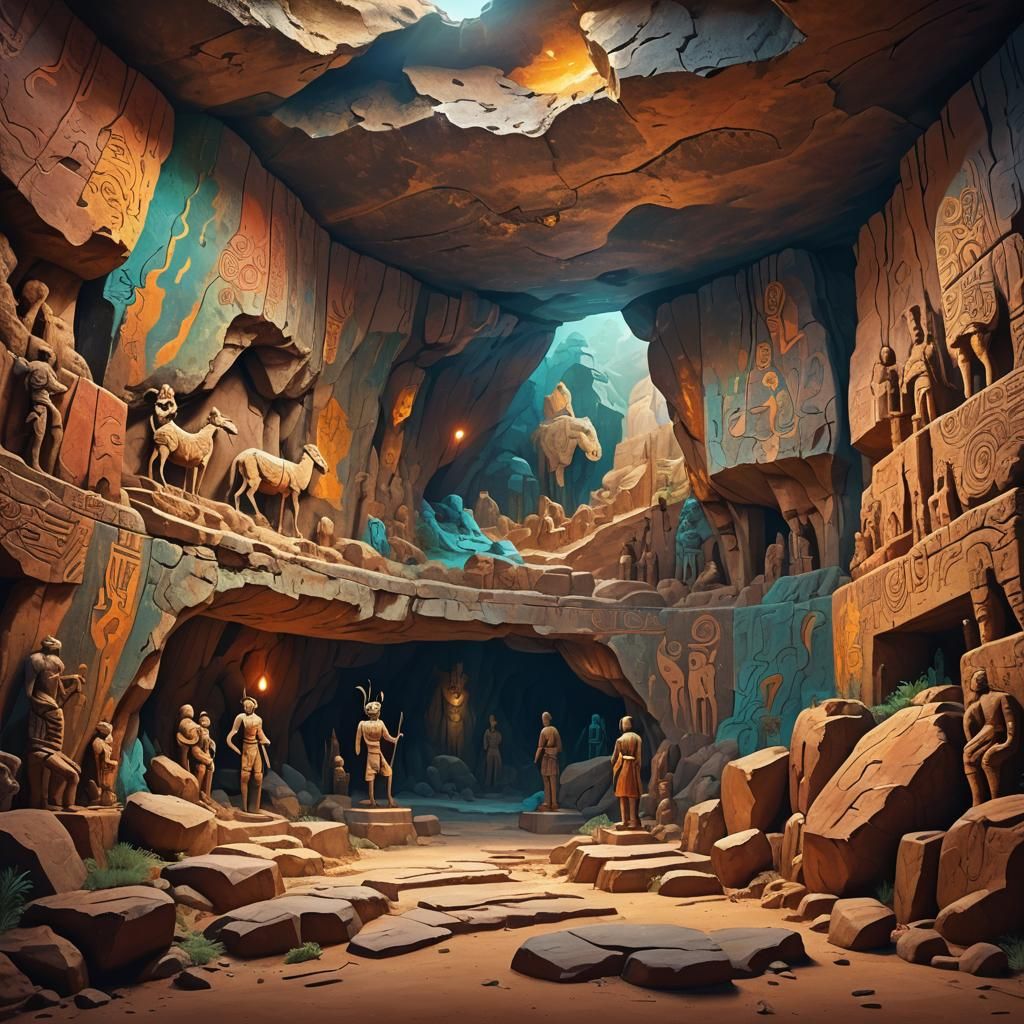 Ancient civilization... - Ancient Civilization Landscape wit...