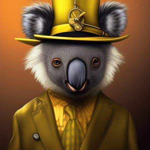 Koala King - AI Generated Artwork - NightCafe Creator