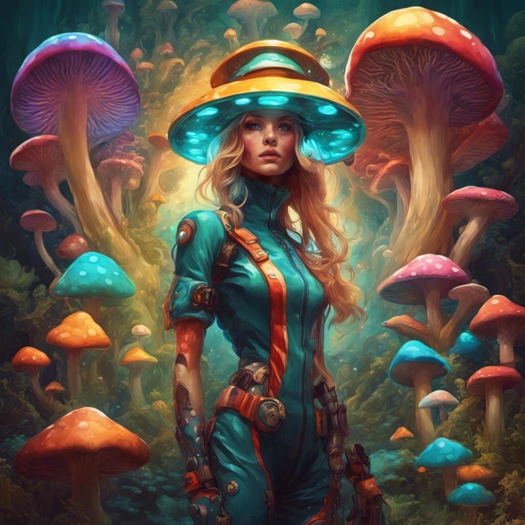 Mushroom Lead Marine Biologist of Fungai Kingdom - AI Generated Artwork ...