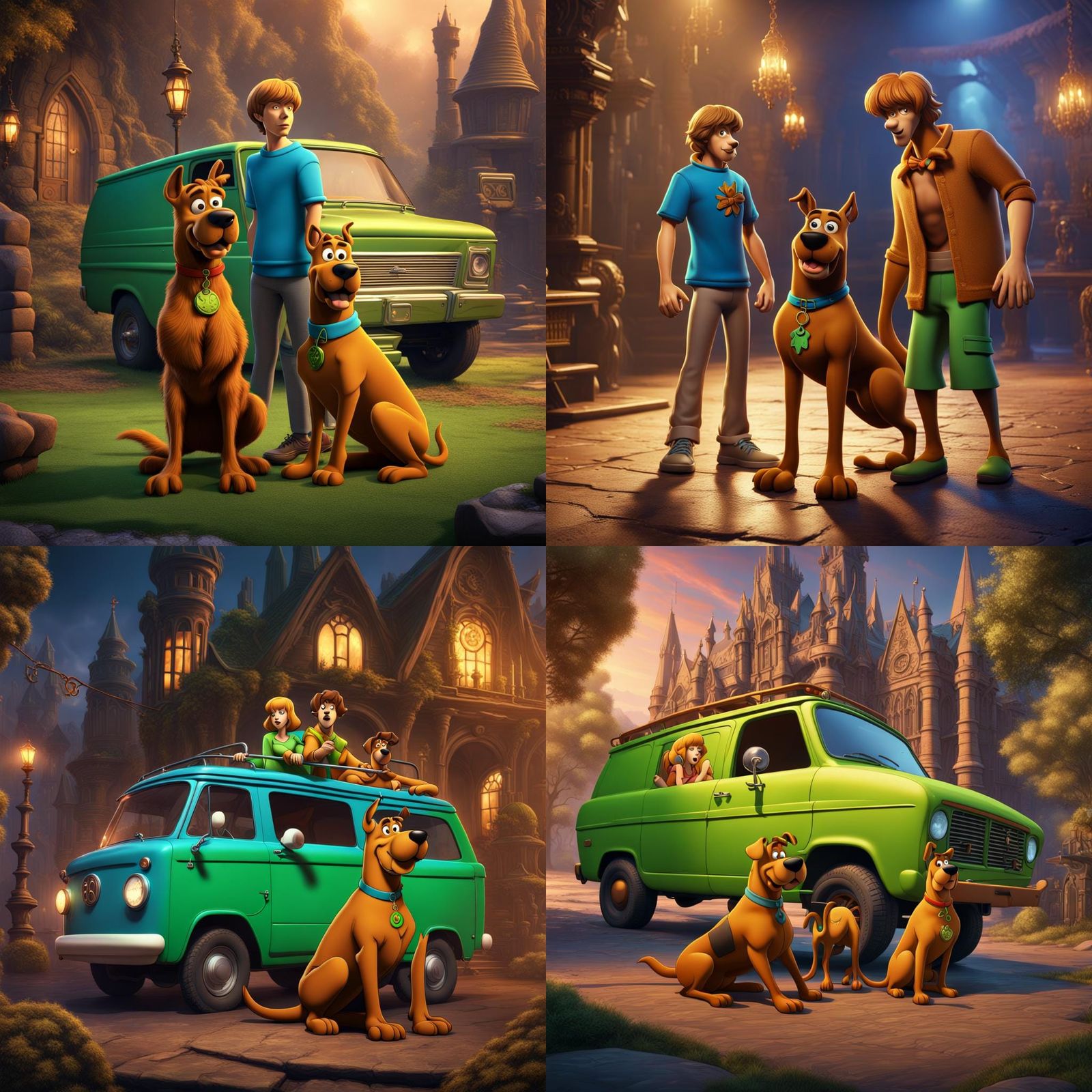 scooby doo and shaggy - AI Generated Artwork - NightCafe Creator