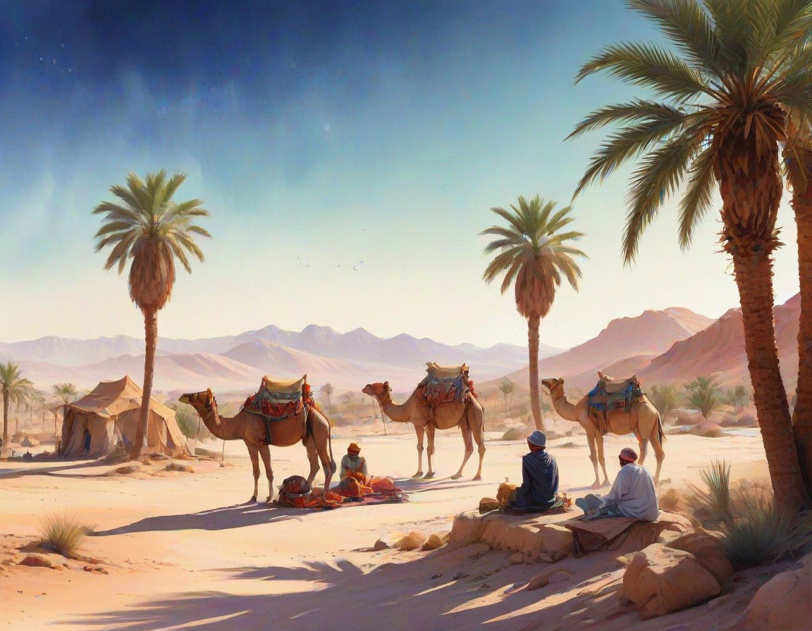 The traders are taking a break - Desert Traders Find Serenit...