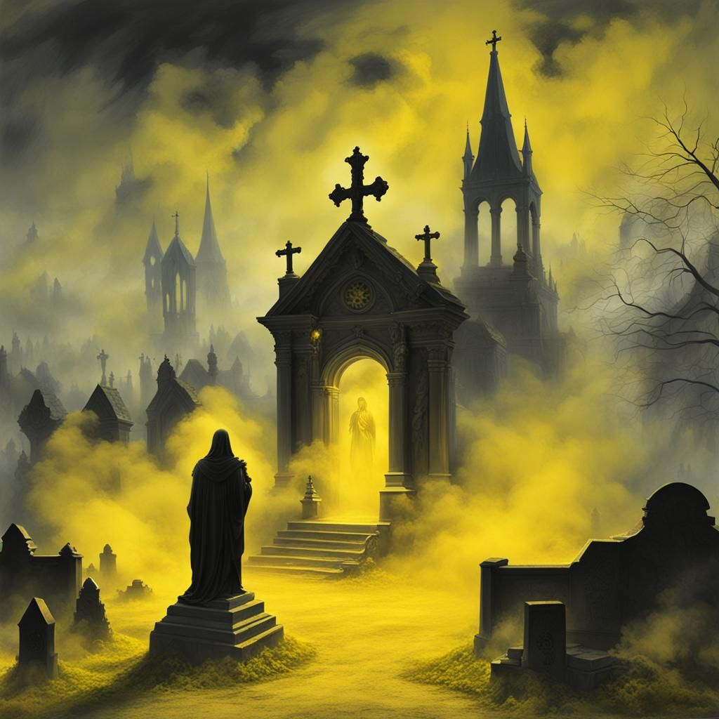 Erie Graveyard - AI Generated Artwork - NightCafe Creator