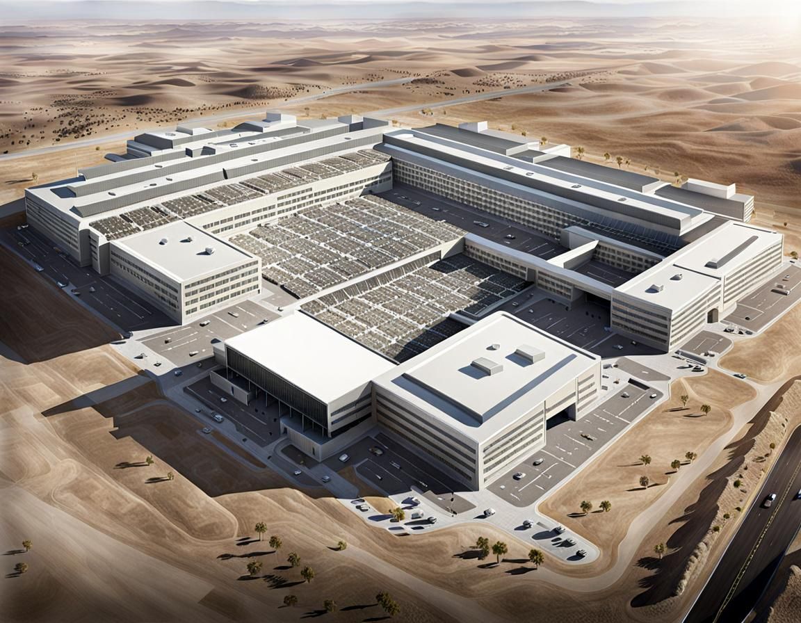 Architectural rendering of world's largest supermax prison that can ...