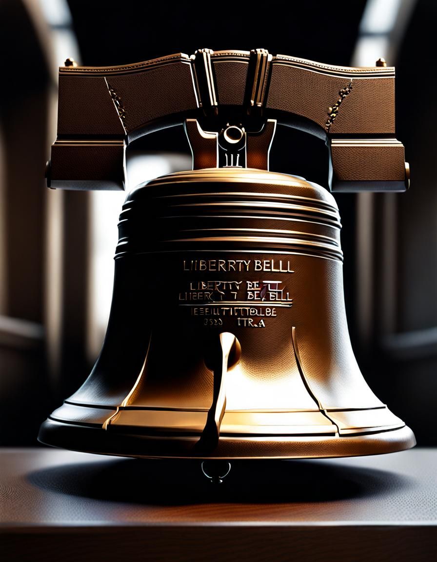(Liberty Bell Getting Cracked:1.5) Insanely_Ultra_HyperRealistic ...