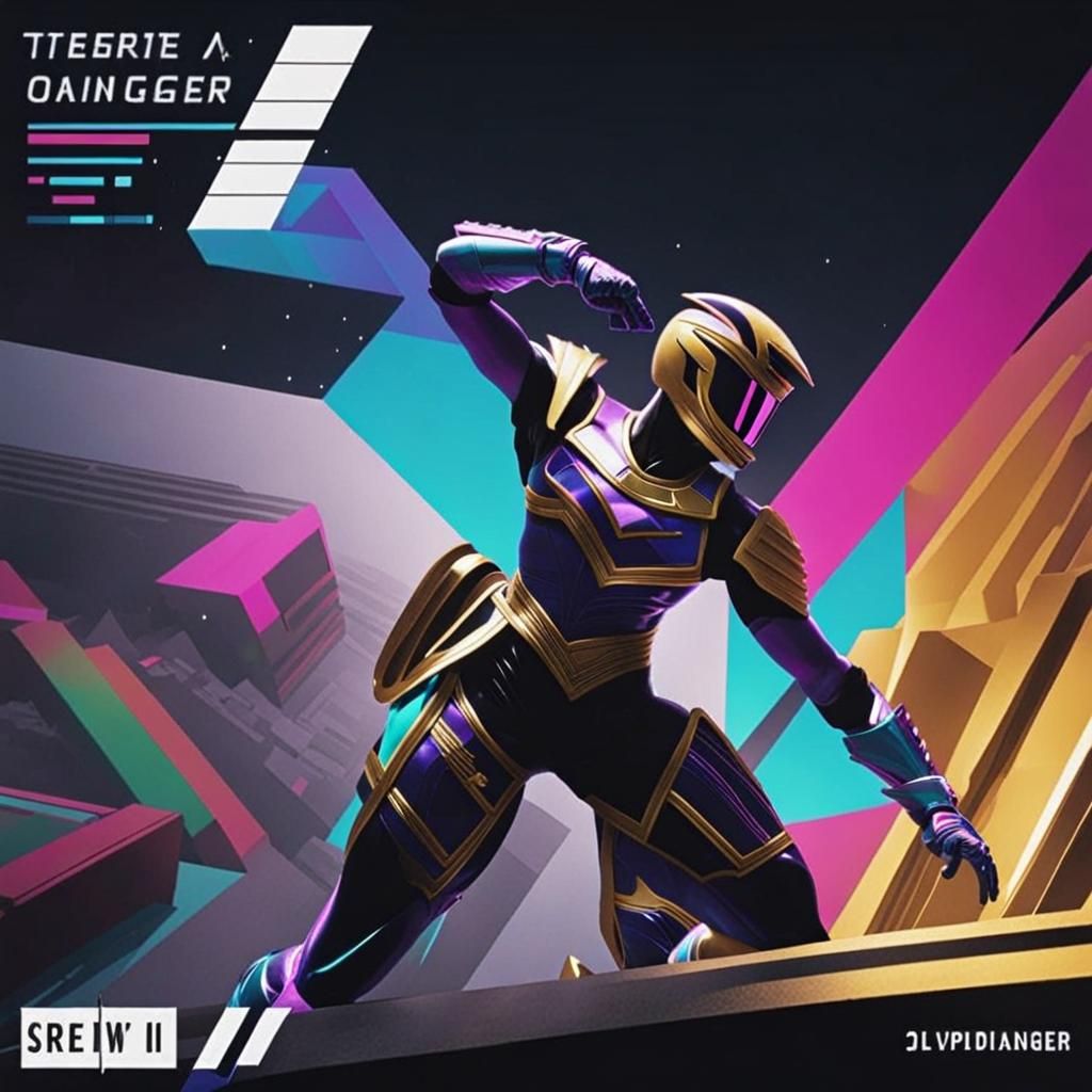 Vaporwave Aesthetic power ranger, retro - AI Generated Artwork ...