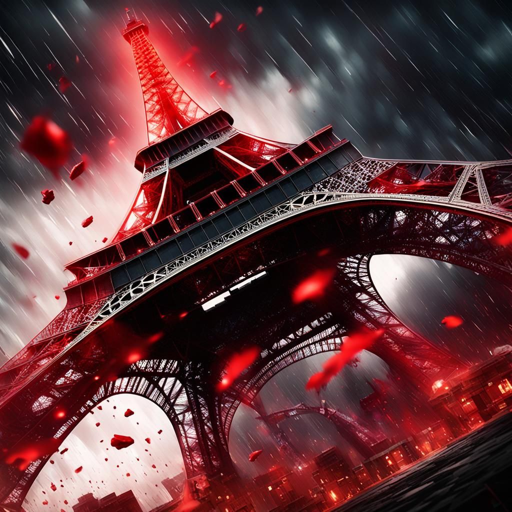 Eiffel Tower - AI Generated Artwork - NightCafe Creator