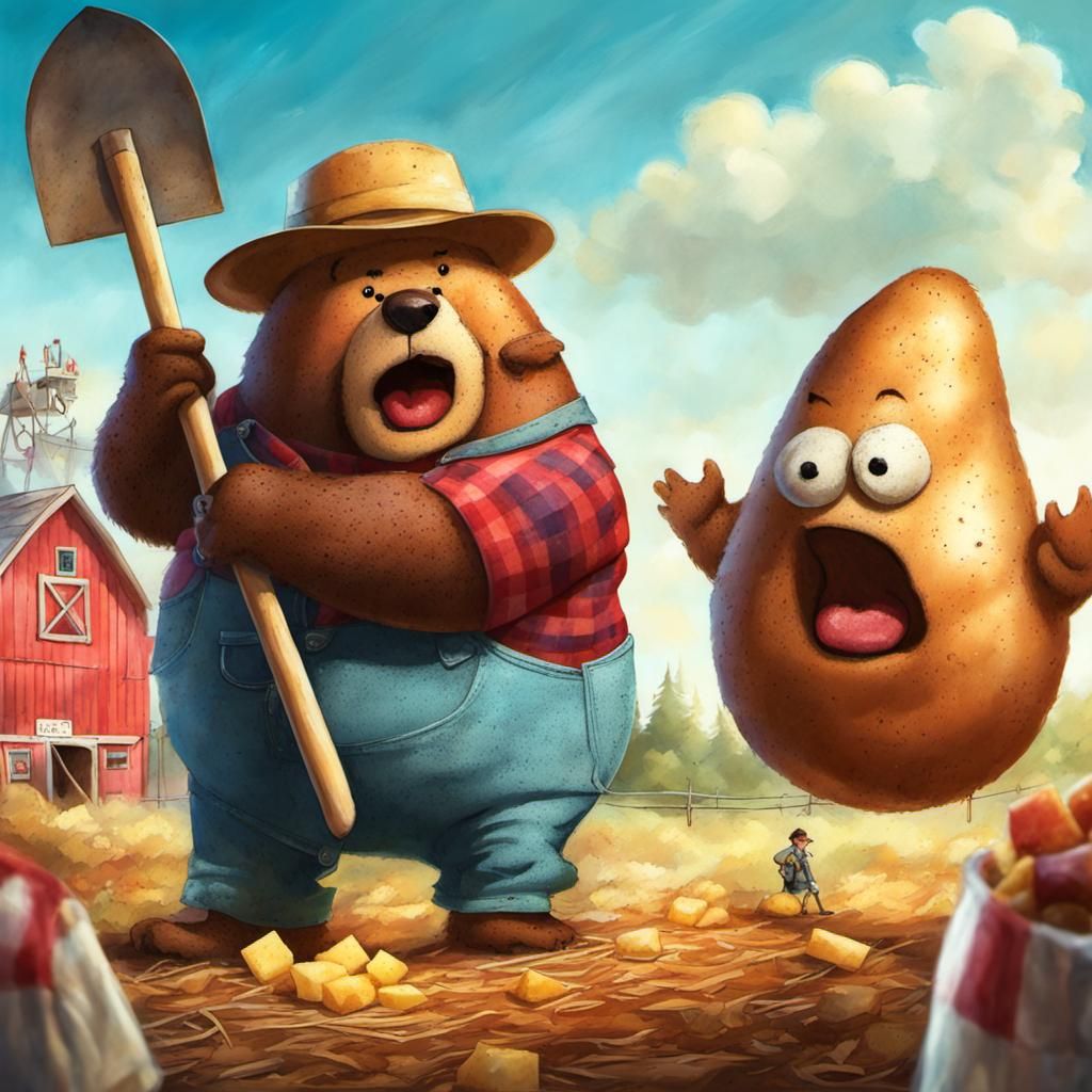 Bear & Tater - AI Generated Artwork - NightCafe Creator