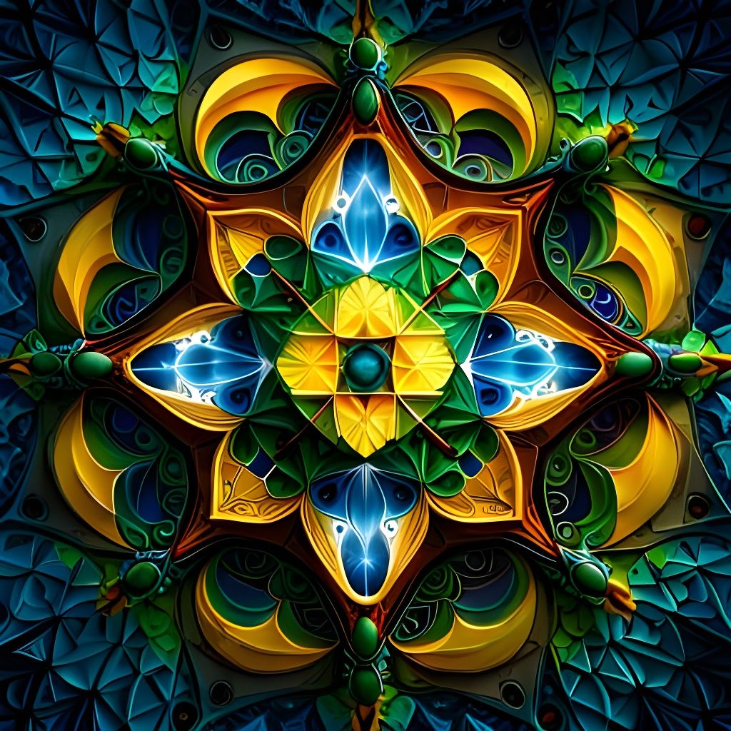 Sacred Geometry - AI Generated Artwork - NightCafe Creator