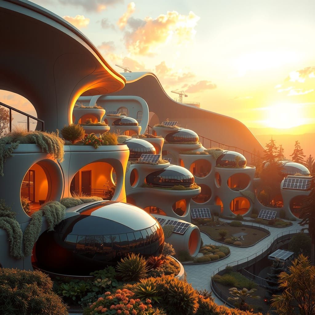 Solarpunk settlement - Solarpunk settlement