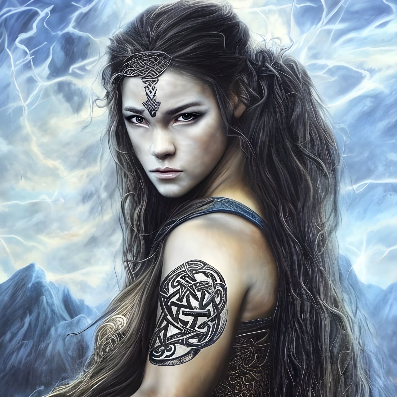 Thunder Mage - AI Generated Artwork - NightCafe Creator