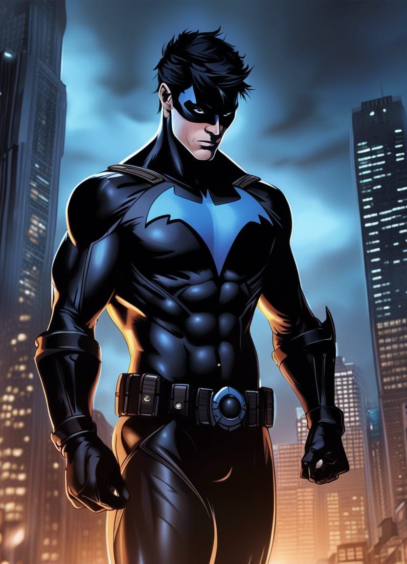 Nightwing - AI Generated Artwork - NightCafe Creator