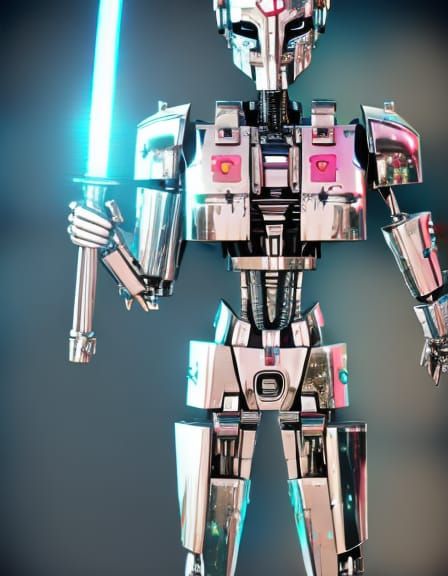 Jedi Transformer - AI Generated Artwork - NightCafe Creator