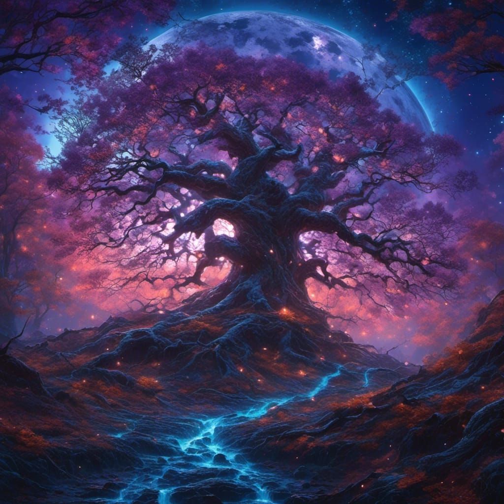 Yggdrasil - AI Generated Artwork - NightCafe Creator