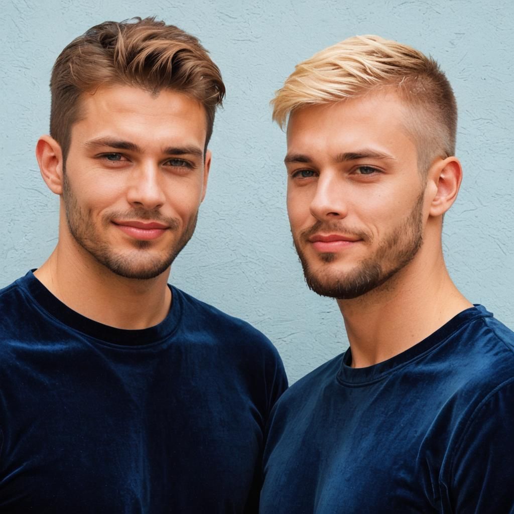 BBBB 🩵 Blond Brown Beard Blue - AI Generated Artwork - NightCafe Creator