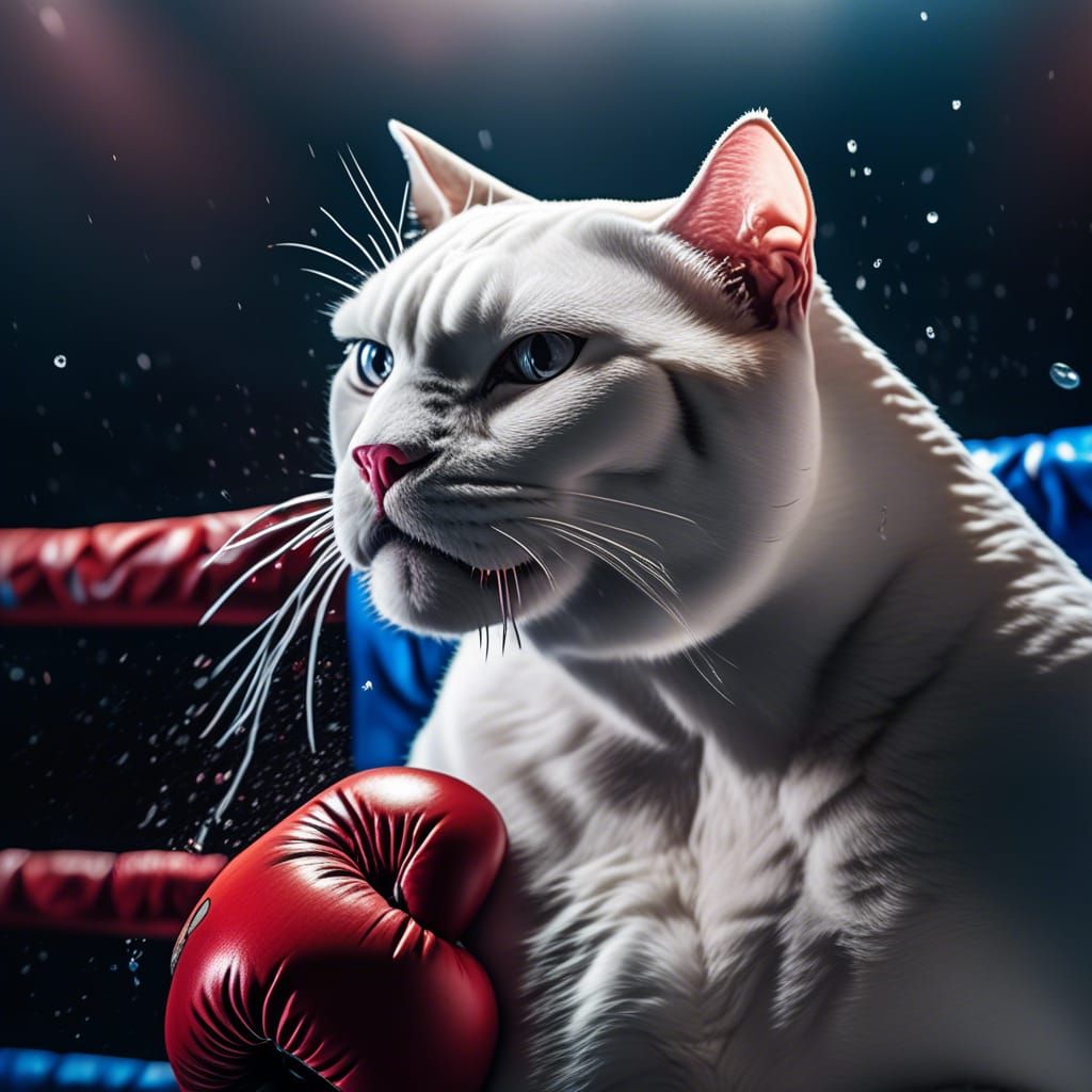 A Boxer from the Kingdom of a Cat Specie _ #02 - AI Generated Artwork ...