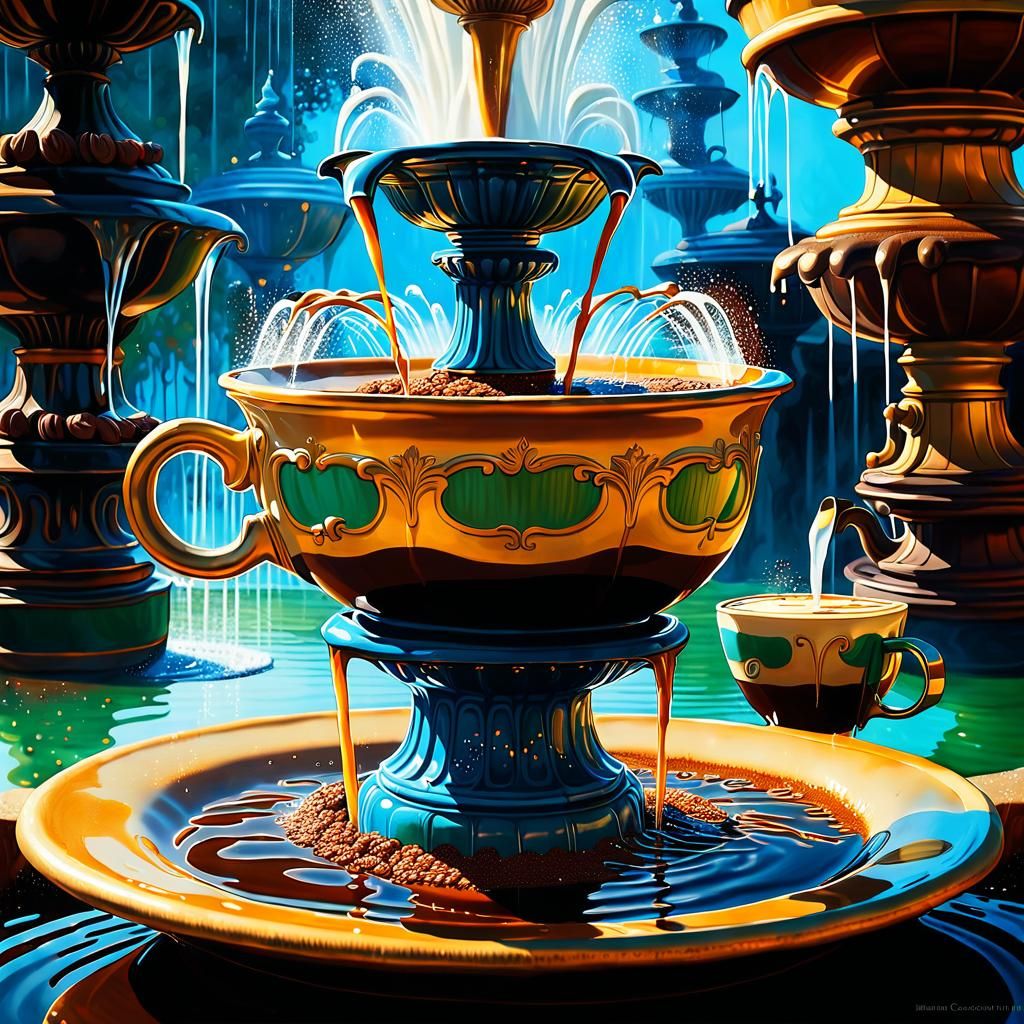 The Enchanted Coffee Fountains - The Enchanted Coffee Founta...